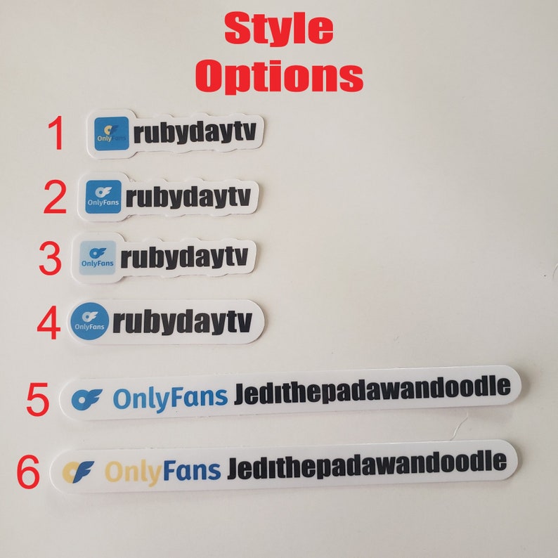 20 Custom Onlyfans Stickers - Etsy