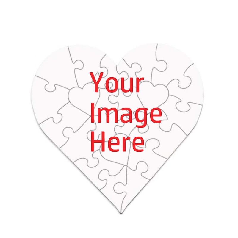 Heart Shaped Puzzle - Etsy
