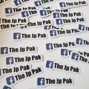 20 Custom Facebook Stickers - Etsy