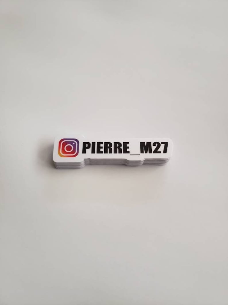 20pc Custom IG Stickers - Etsy