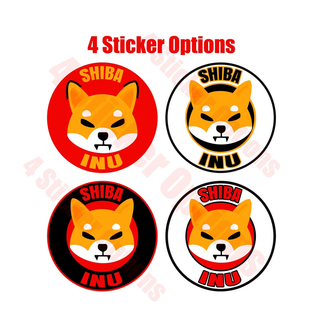 Shiba Inu shib Token Stickers - Etsy