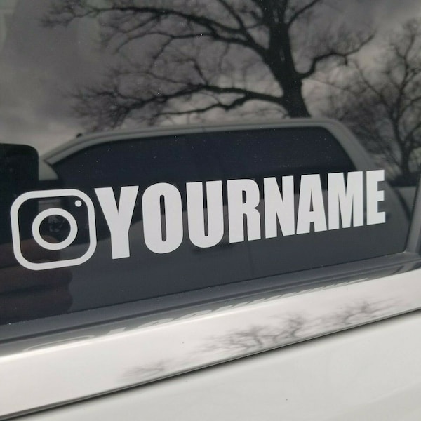 Instagram Car Decal - Etsy