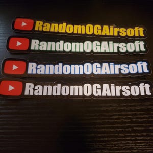 20pc Custom Youtube Stickers - Etsy