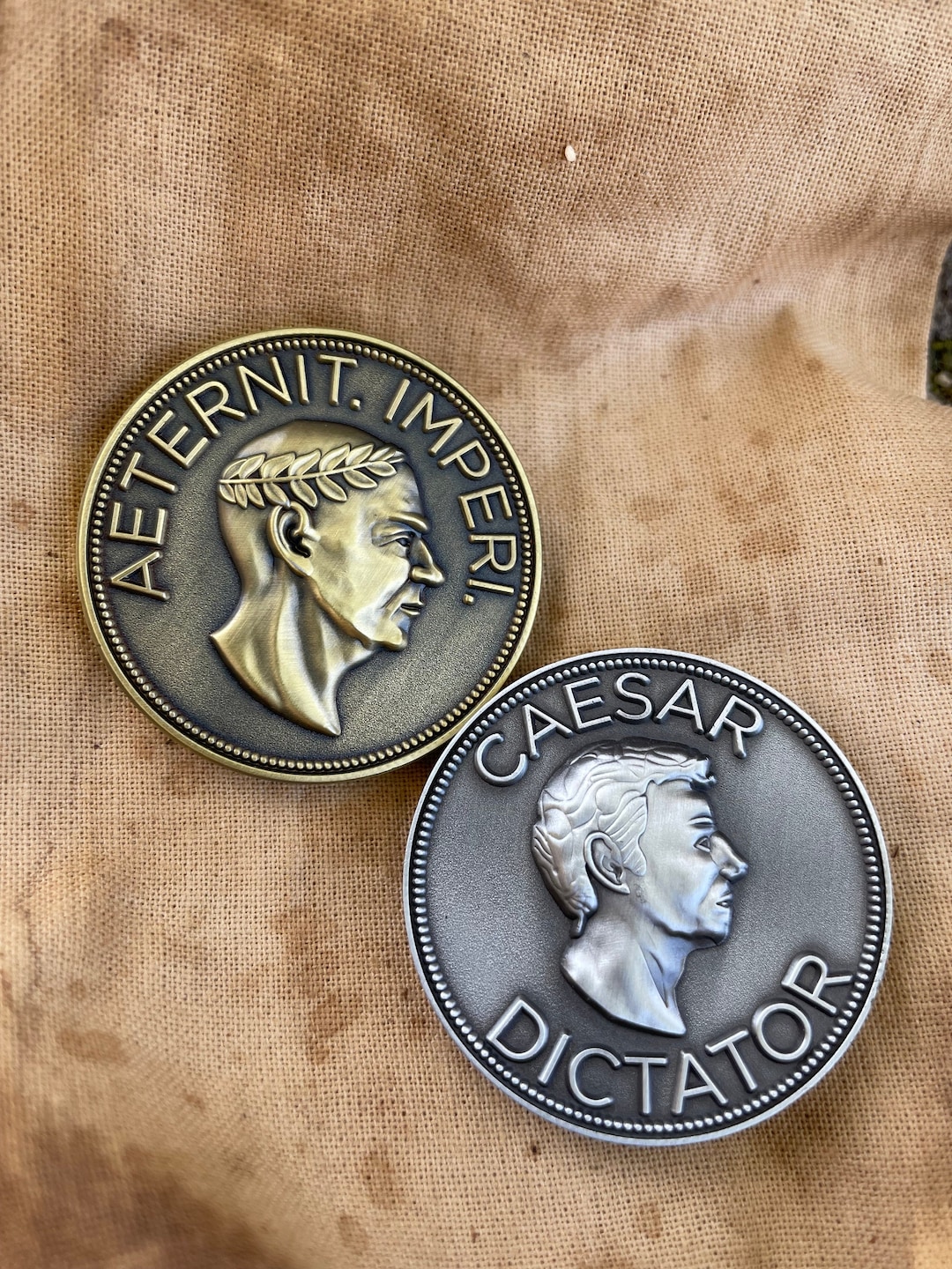 Legion Denarius & Aureus Coin Set Caesar's Legion - Etsy