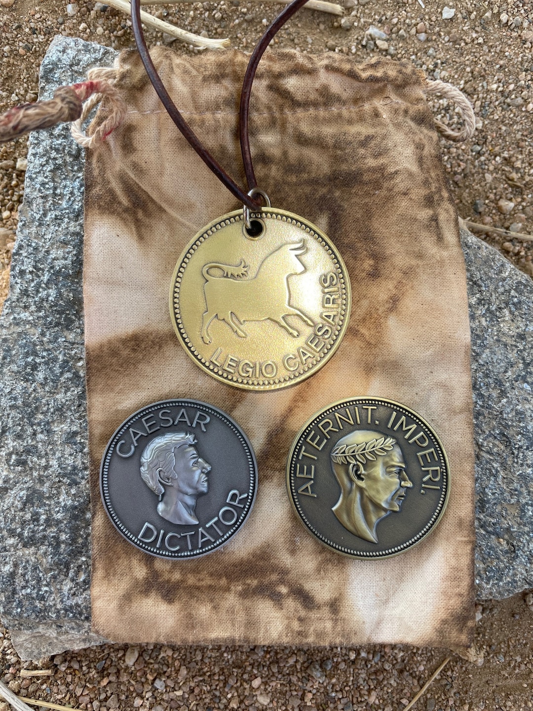New Vegas - Caesars Legion Currency & Mark of Caesar Set - Etsy