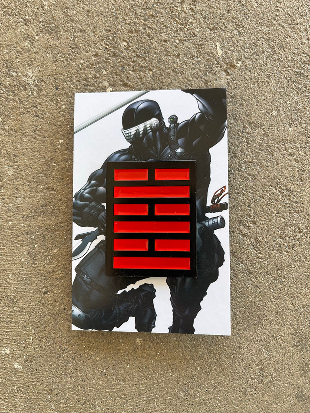 Dark Ninja Pin 1.5 Inch X 2 Inch Enamel Pin - Etsy