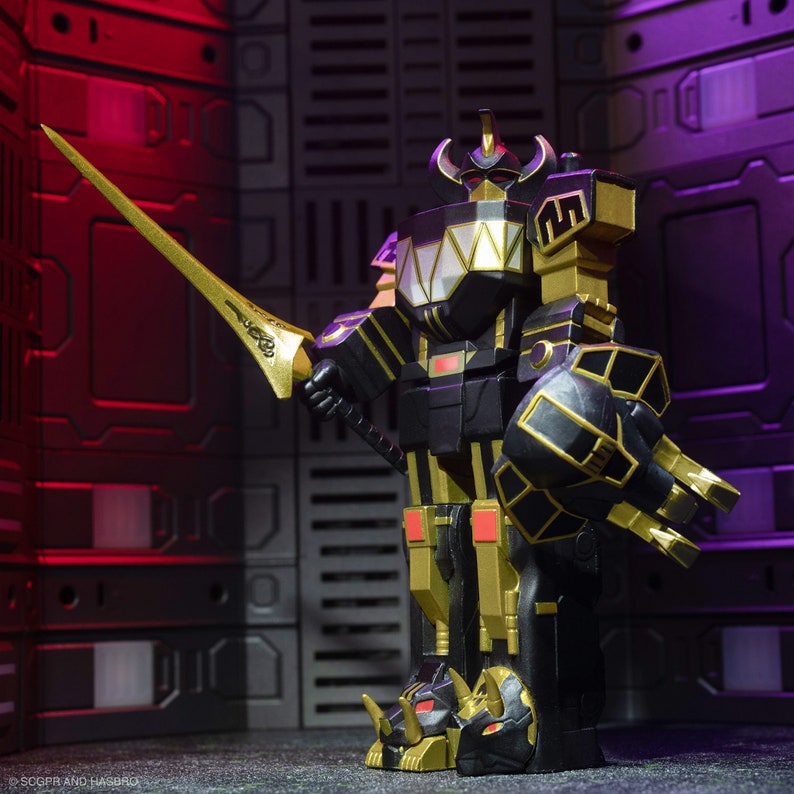 Power Morphicon Black and Gold Megazord & Dragonzord Set Reaction ...