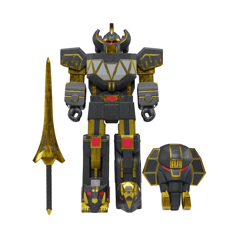 Power Morphicon Black and Gold Megazord & Dragonzord Set - Etsy Denmark