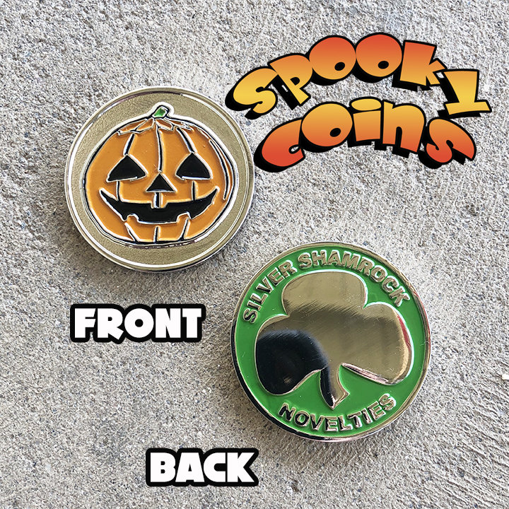 Spooky Coins Halloween Jack O Lantern Enamel 1.5 Inch Coin - Etsy