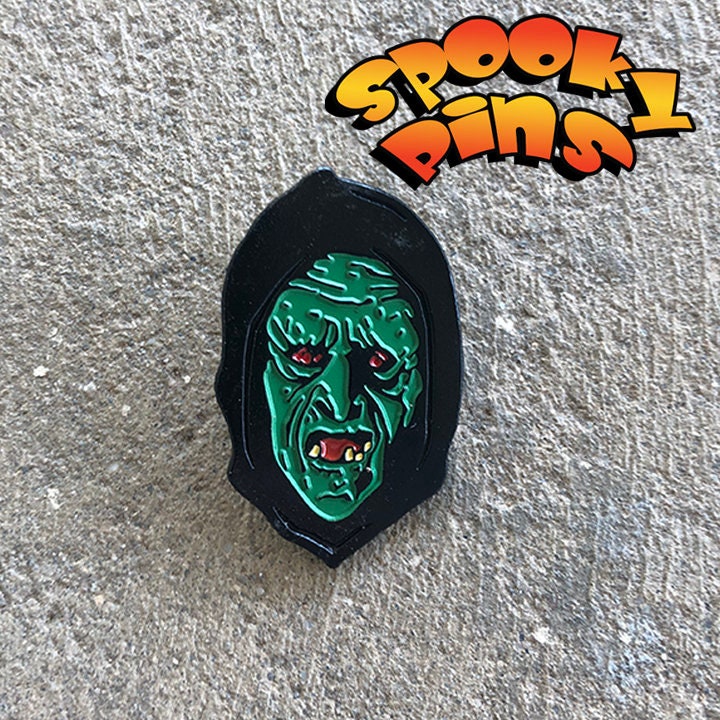Spooky Pins Halloween Witch Enamel 1.5 inch Pin | Etsy