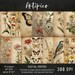 Vintage Nature Printable Papers,butterfly Ephemera Cards, Vintage ...
