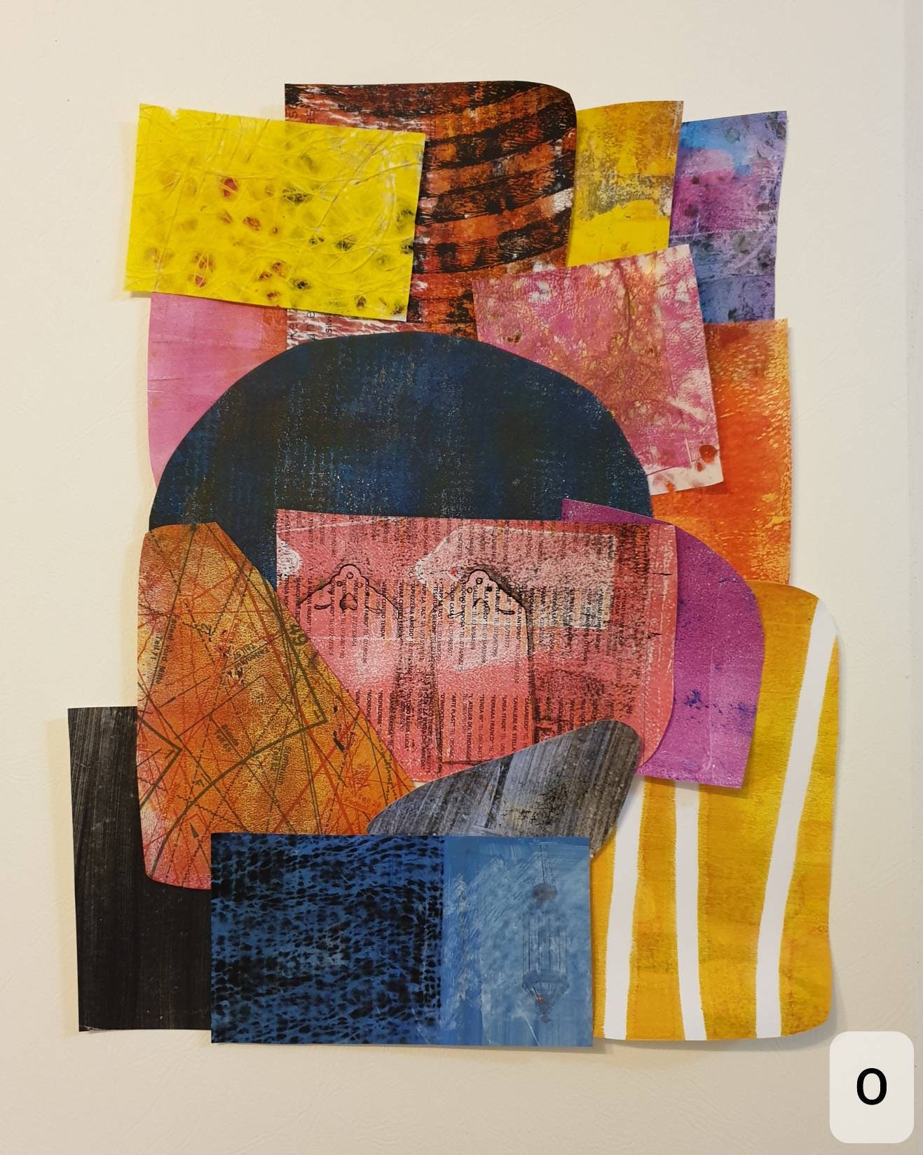 Artistic Collage Paper, Collage Paper Scraps, Collage Supplies, Painted ...