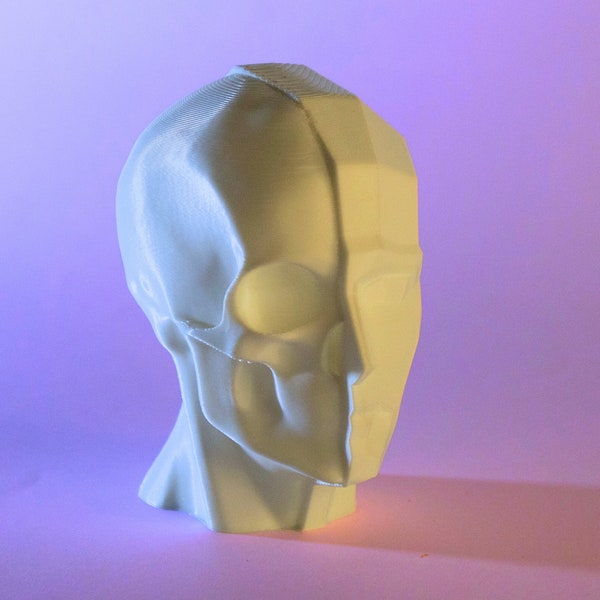 Geometric 3d Printed Skull - Etsy