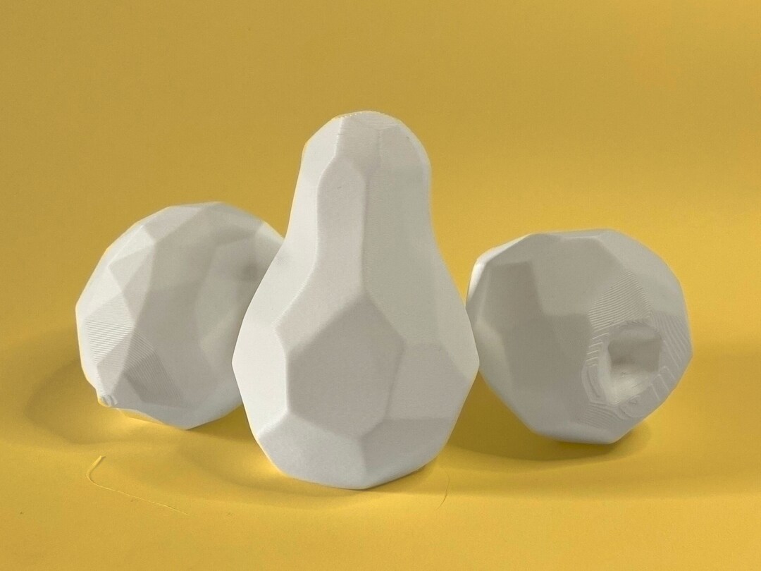 3d-printed Fruits: Apple, Lemon, Pear, Drawing Reference, Art Study ...