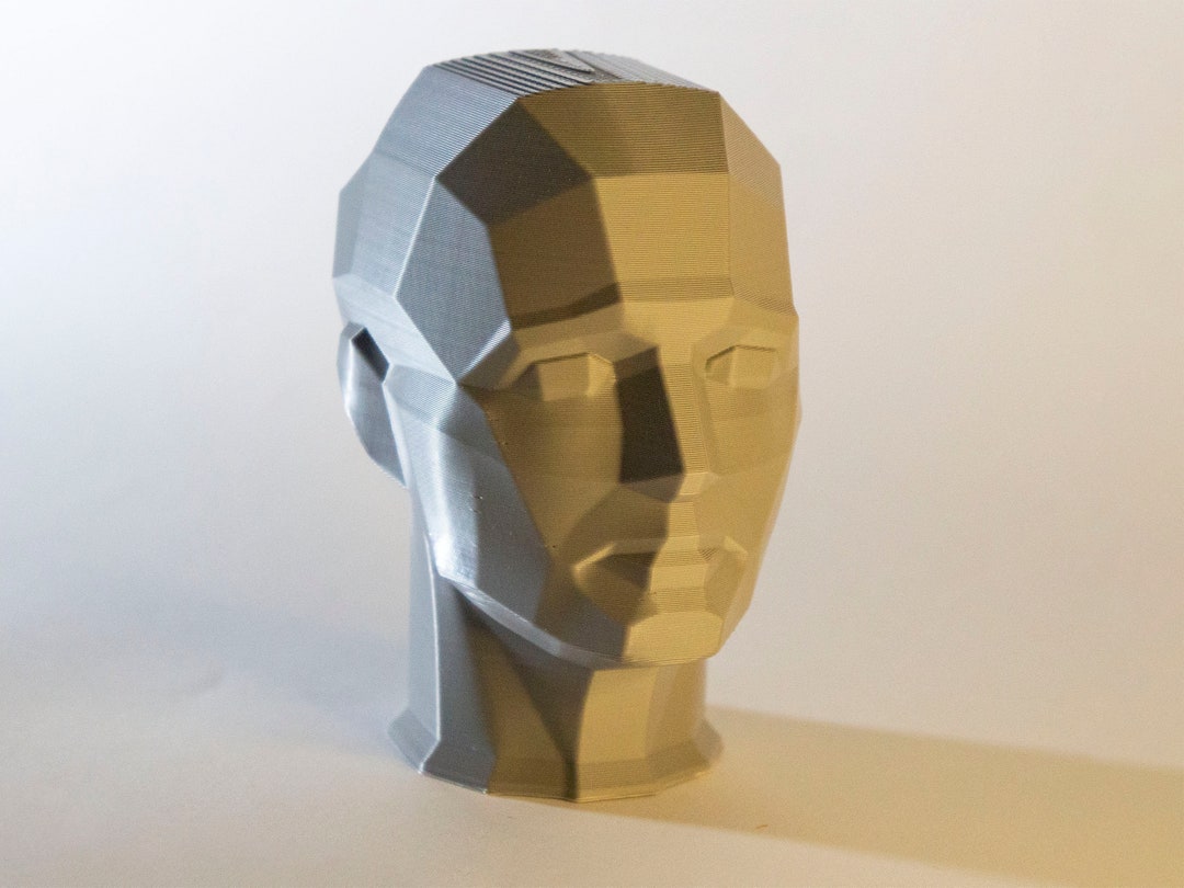 BESTSELLER 3D Printed Planar Head Sculpture Headpiece Model Geometric ...