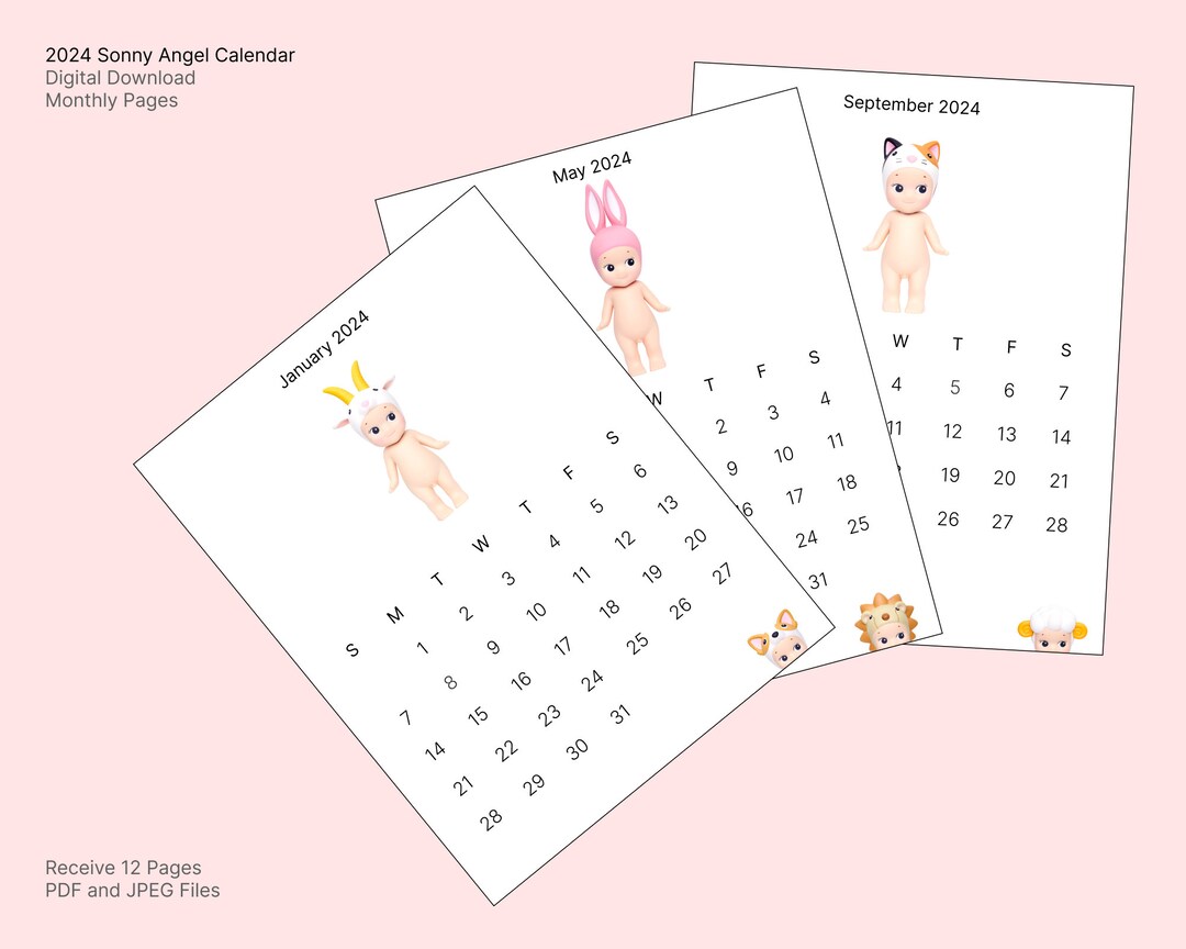 Sonny Angel Calendar - Etsy