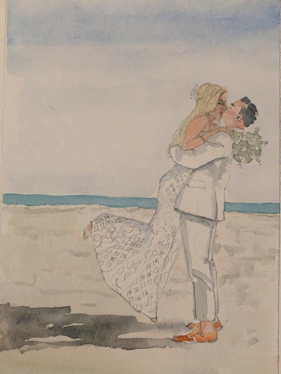 Memory Painting Hand Painted Watercolor Art Original - Etsy