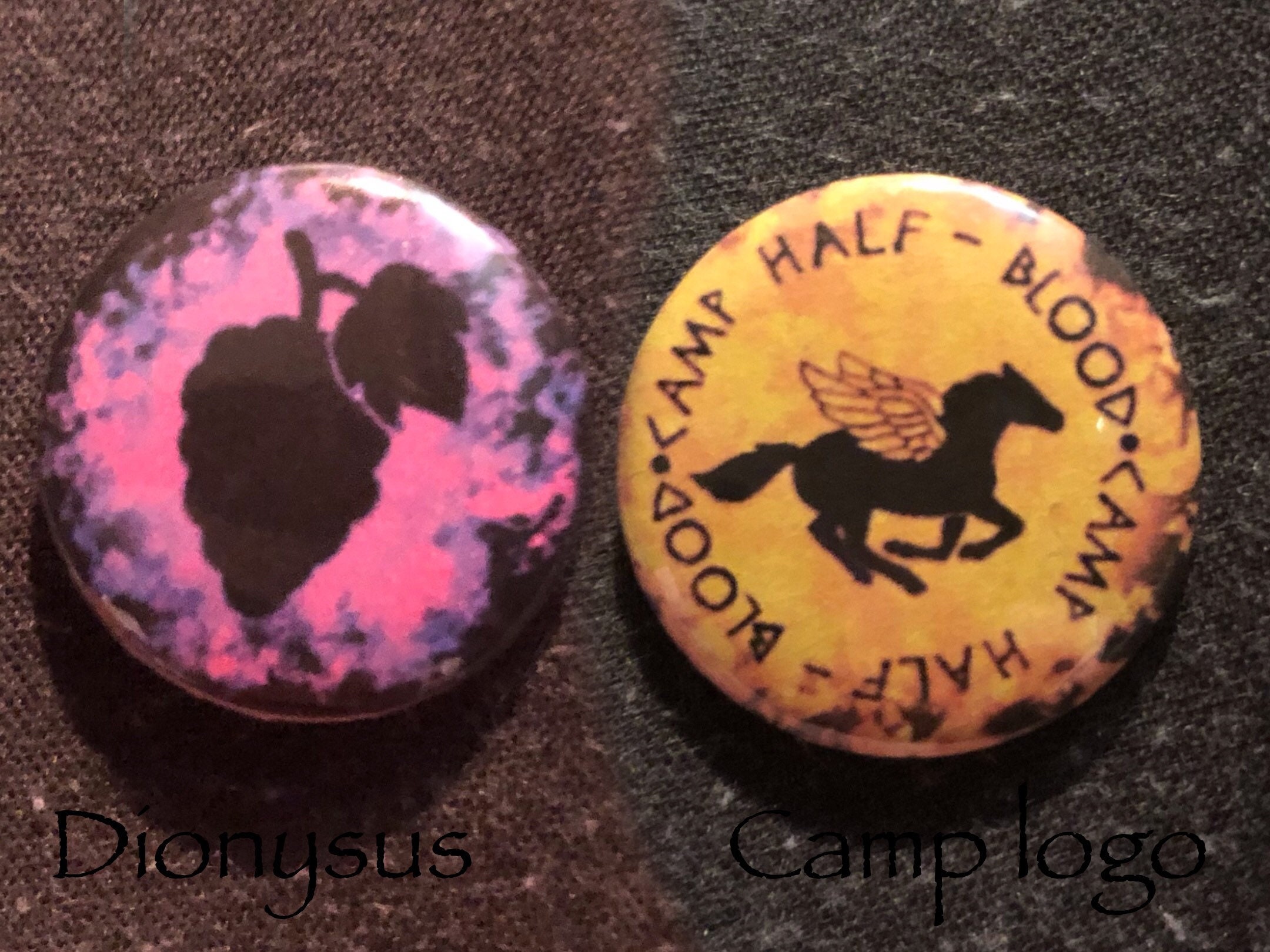 Percy Jackson Badge - Etsy UK