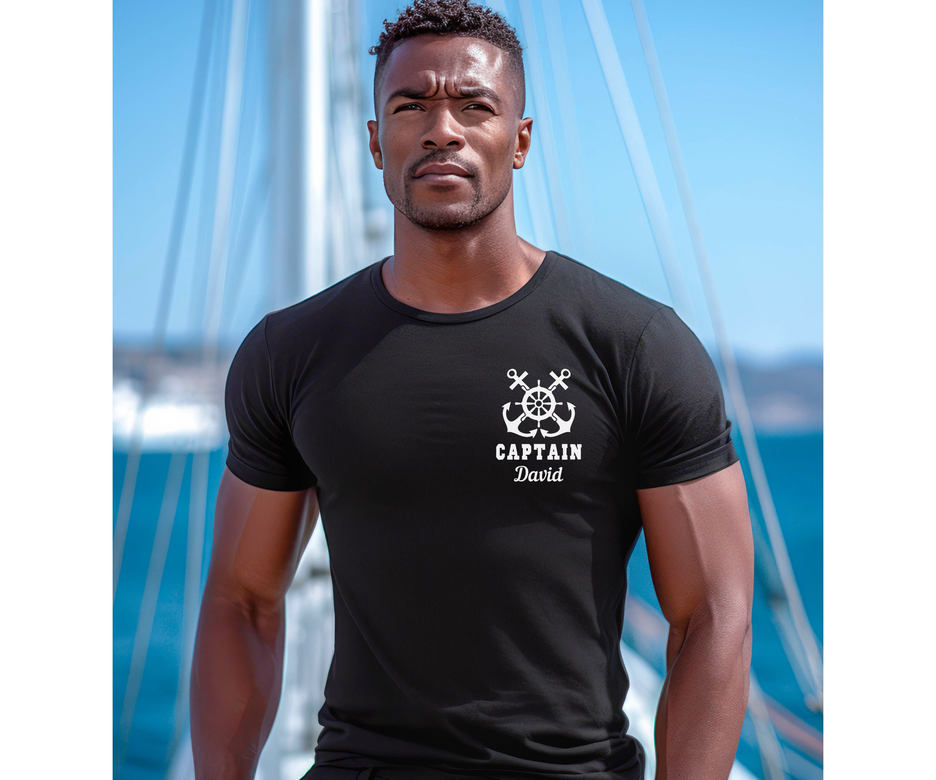 Custom Boat Captain Shirt | Boat Captain Tshirt | Personalize Captain ...