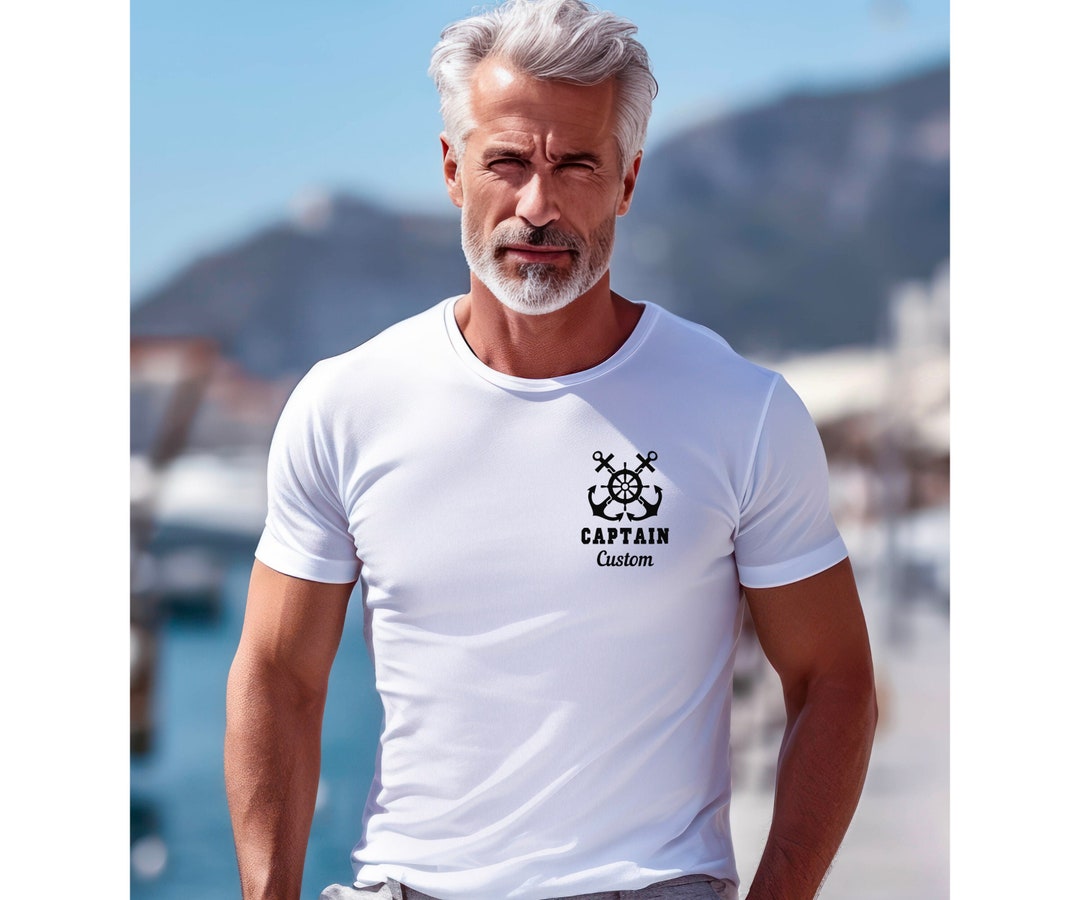 Custom Boat Captain Shirt | Boat Captain Tshirt | Personalize Captain ...