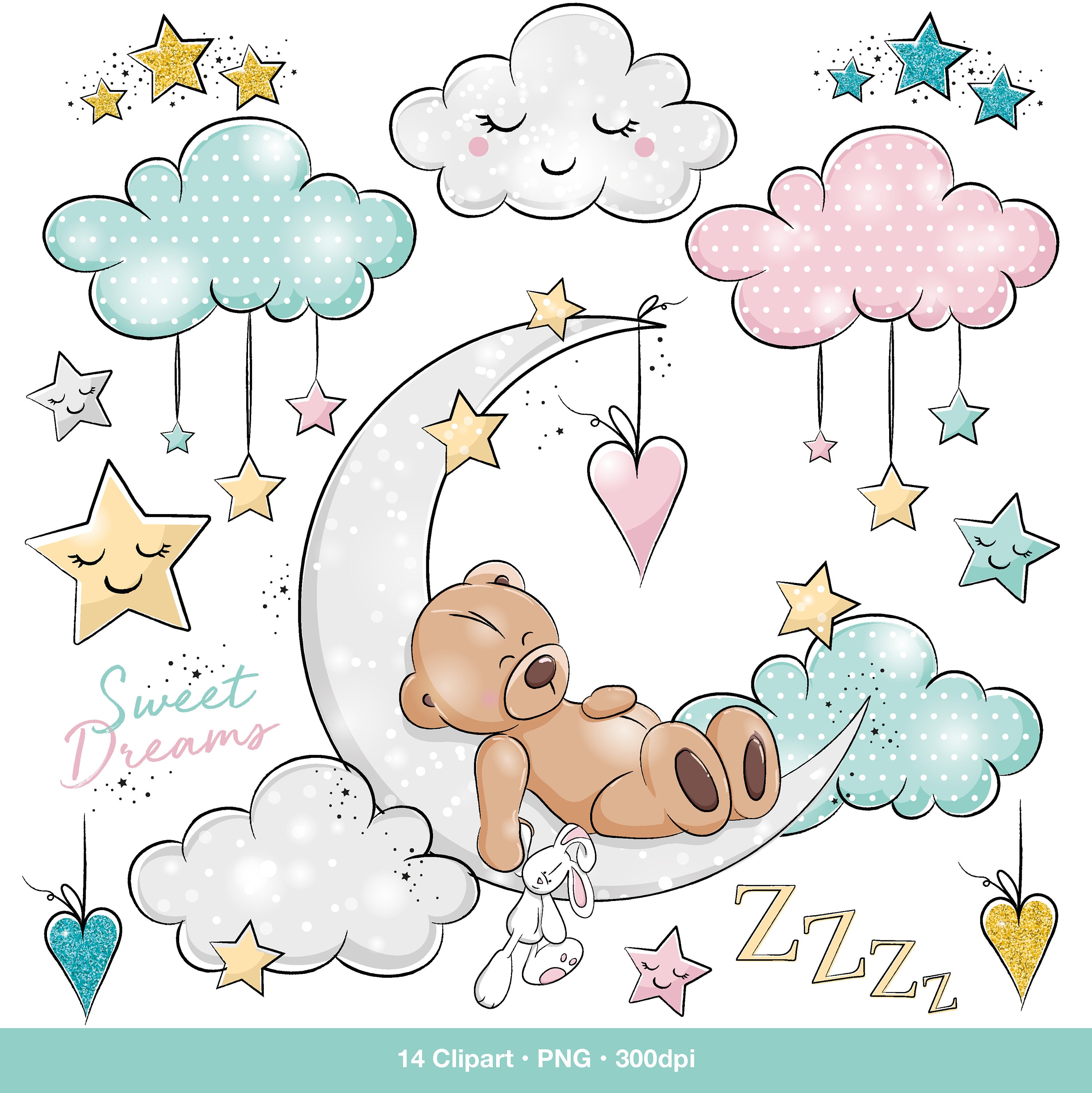 Hibernating Bear Clipart