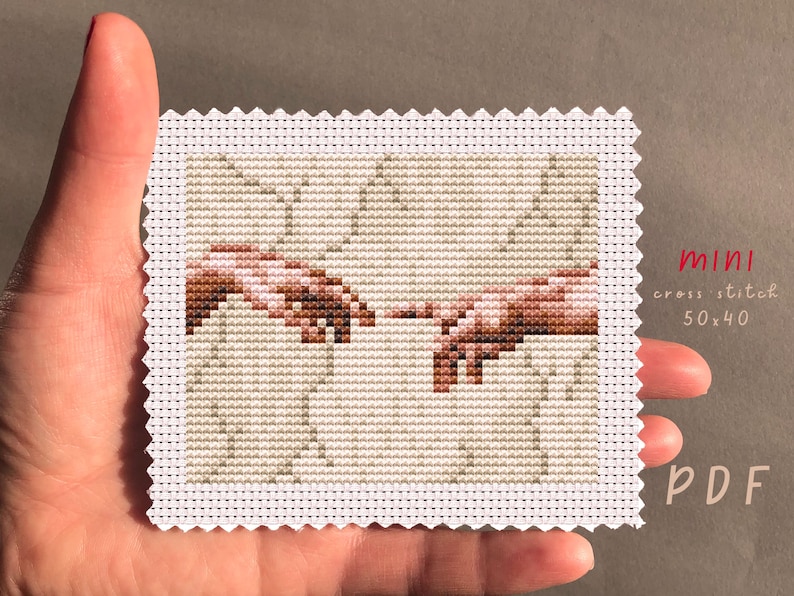 Creation of Adam Cross Stitch Pattern, Cross Stitch Kit, Cross Stitch ...