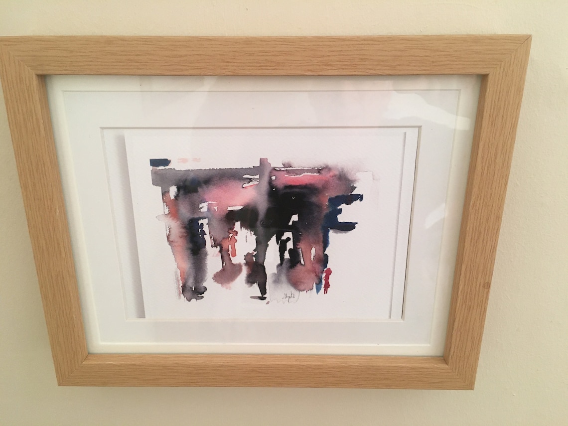 Isolation Watercolour isolation abstract print Fine art - Etsy.de