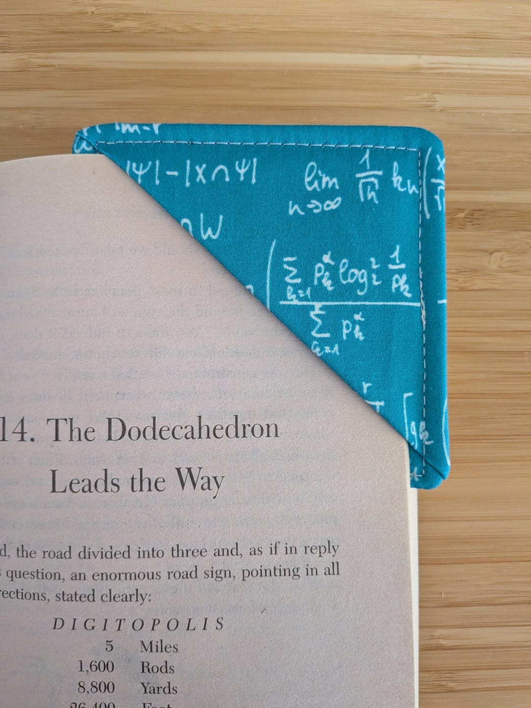 Bookmark Fabric Corner | Math Calculations - Etsy