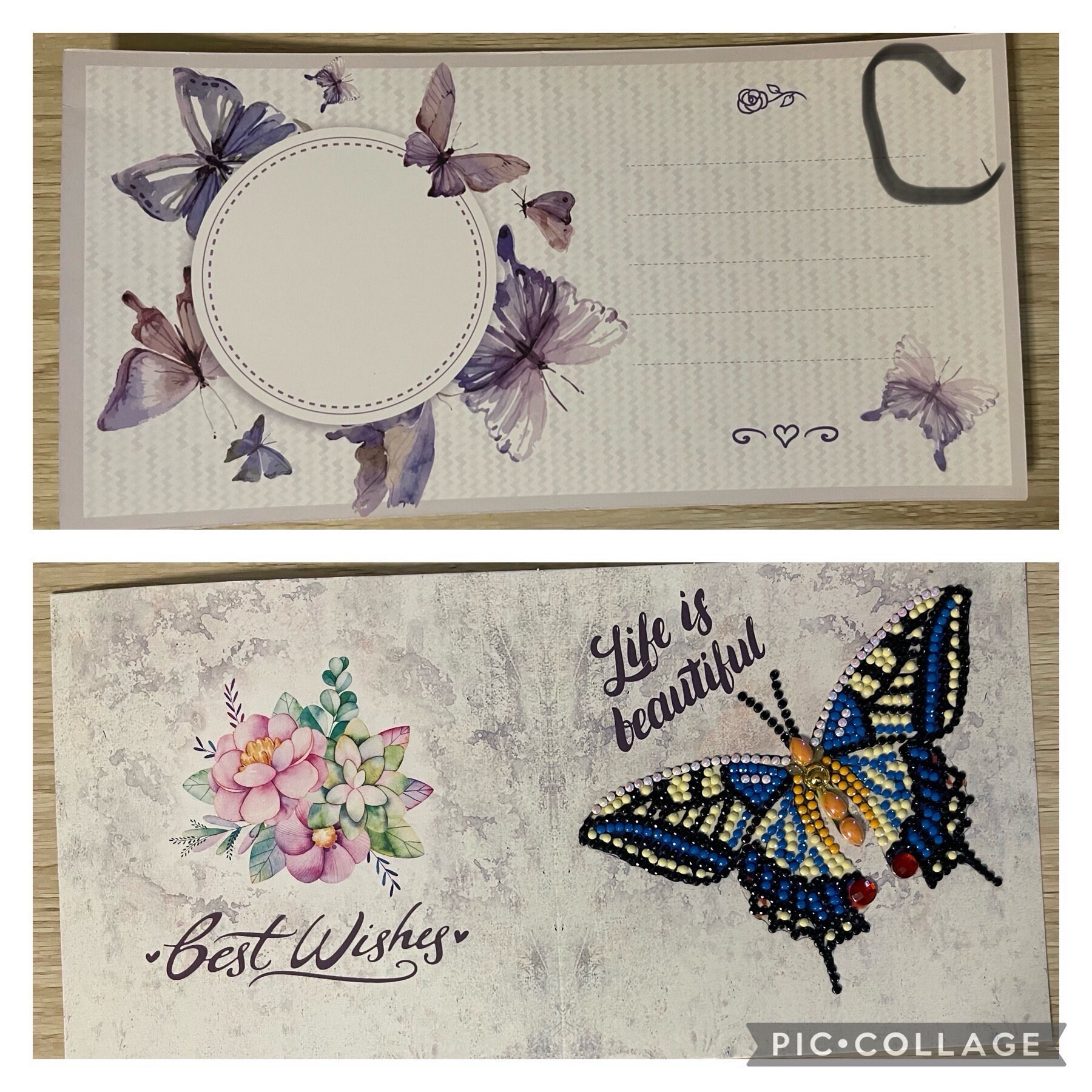Beaded Greeting Cards - Etsy