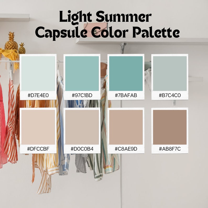 Capsule Wardrobe Seasonal Color Analysis | Personalized Colors Tailored ...