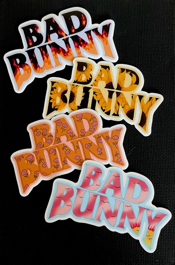 Bad Bunny Ultimate Sticker Pack - Etsy