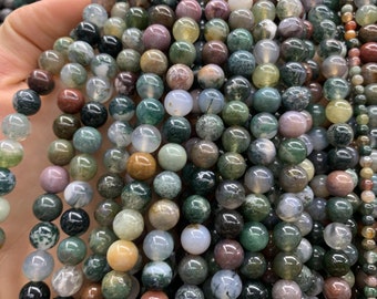 Indian Jasper Beads - Etsy