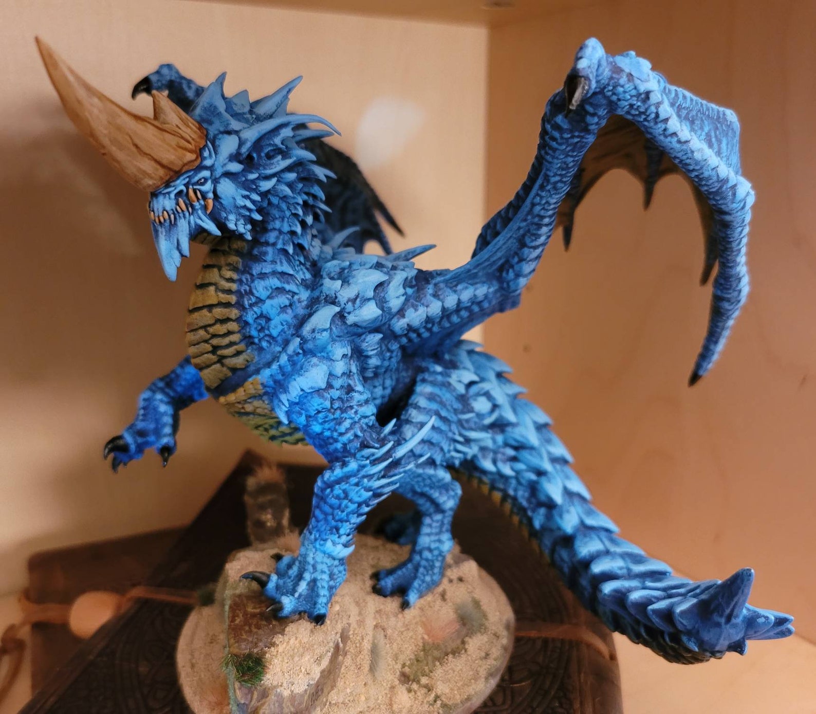 Ancient Blue Dragon Fully Assembled Miniature by Lord of the - Etsy