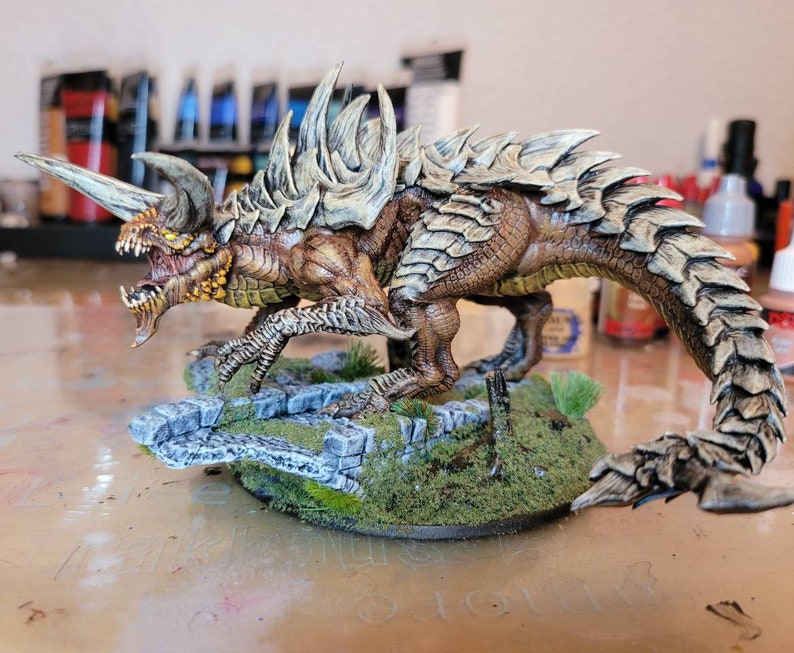 Tarrasque Miniature by Lord of the Print 3D Printed Dnd - Etsy