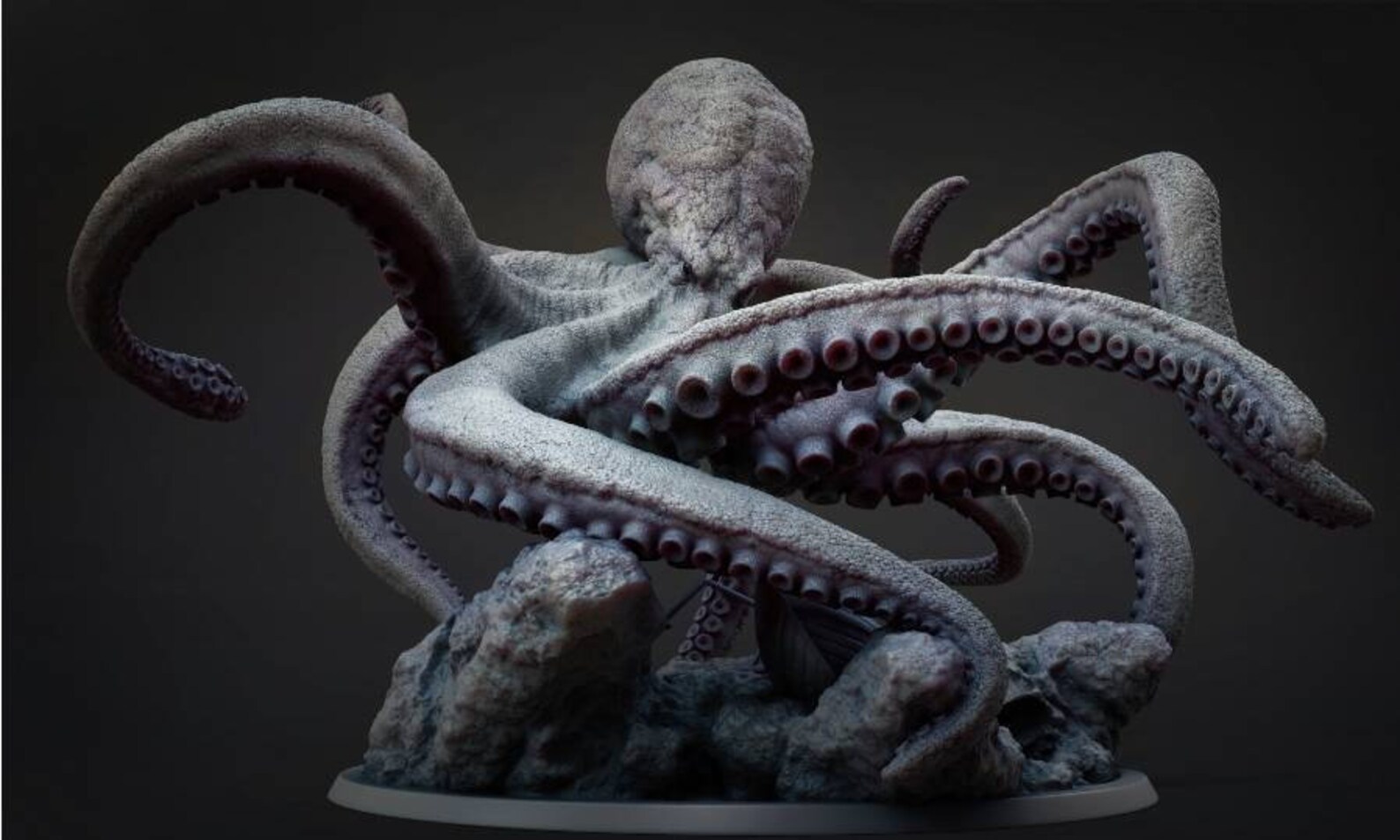 Kraken Miniature by Lord of the Print 3D Printed DnD Mini | Etsy