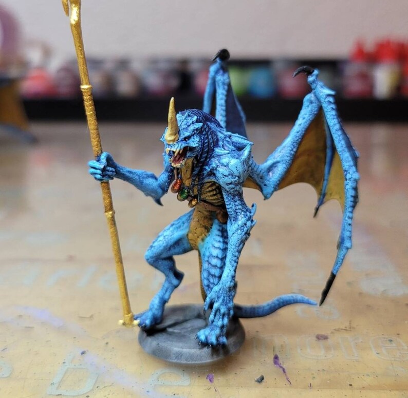 Abishai Devils Miniatures by Lord of the Print 3D Printed Dnd - Etsy