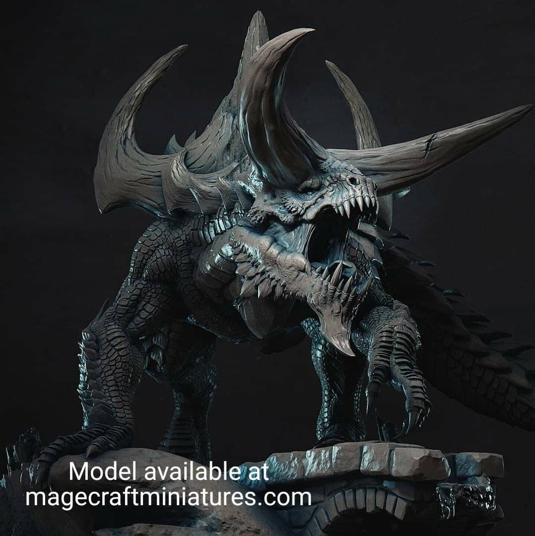 Painting or any RPG Game! Massive Tarasque from The lord of the Print ...