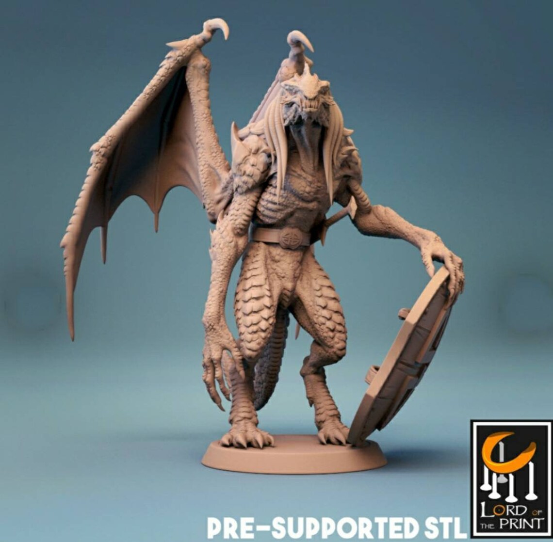 Abishai Devils Miniatures by Lord of the Print 3D Printed Dnd - Etsy