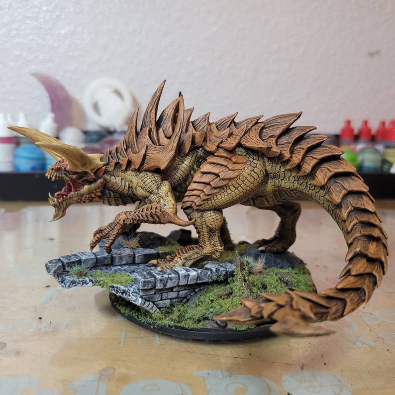 Tarrasque Miniature by Lord of the Print 3D Printed Dnd - Etsy