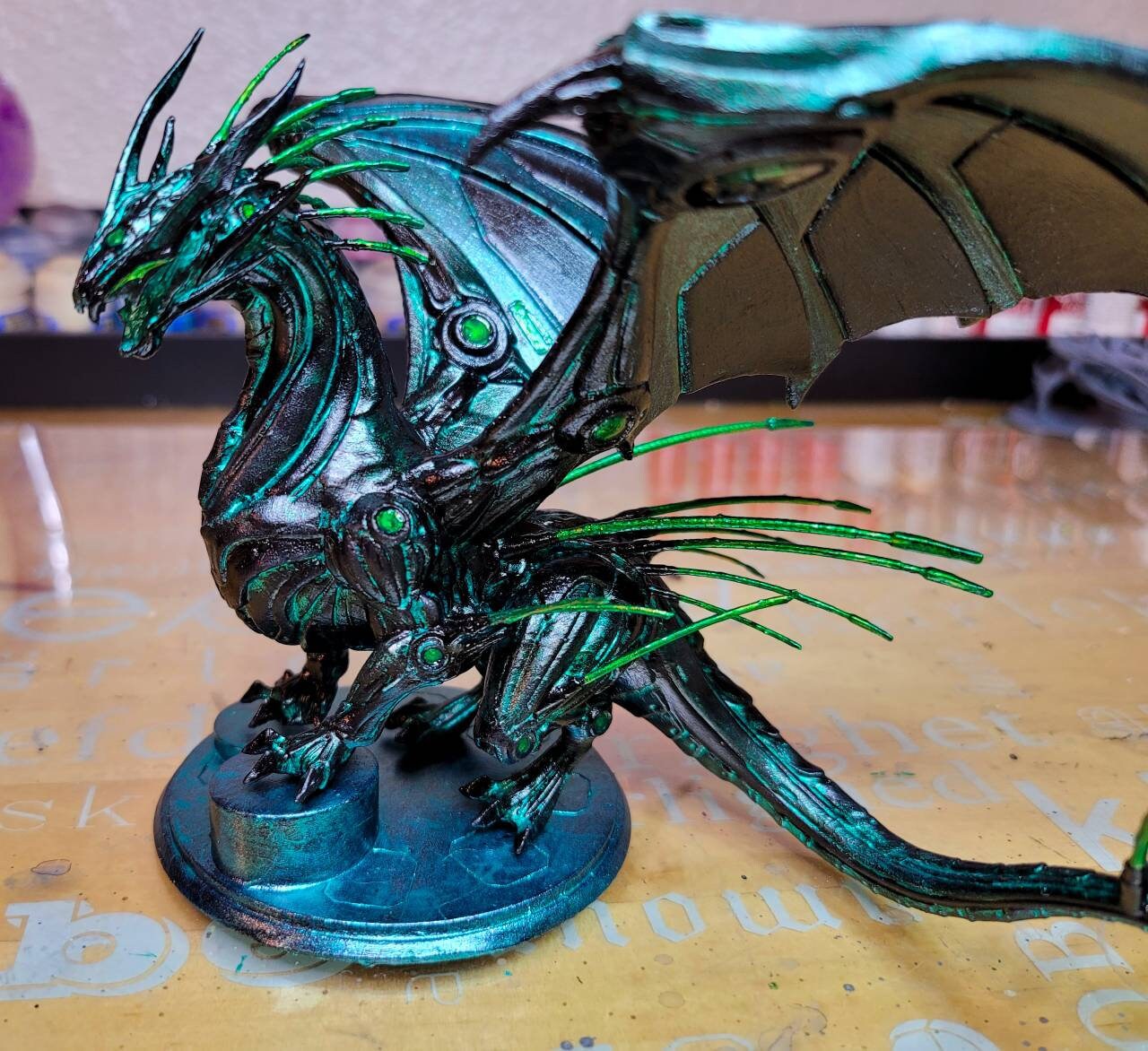 Toys Role Playing Miniatures by Lord of the Print Construct Dragon etna ...