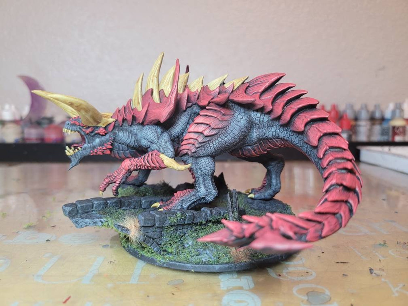 Tarrasque Miniature by Lord of the Print 3D Printed Dnd - Etsy