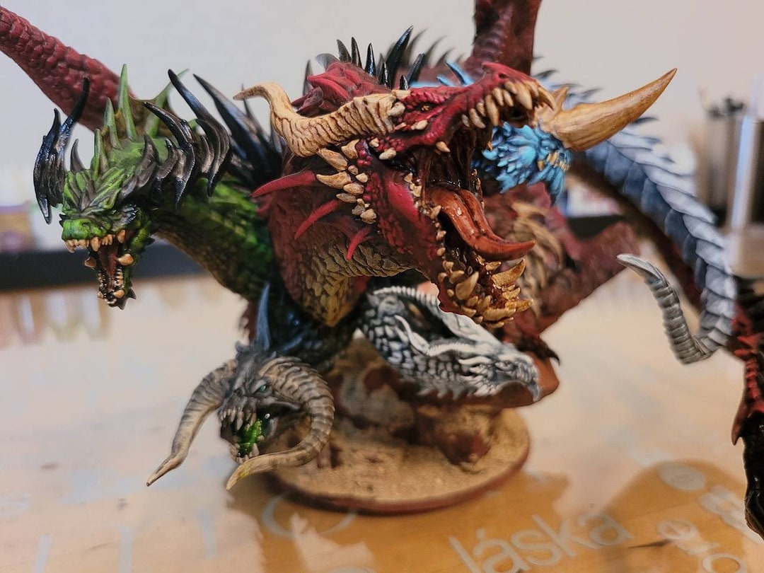 Tiamat Queen of Dragons Miniature by Lord of the Print 3D - Etsy