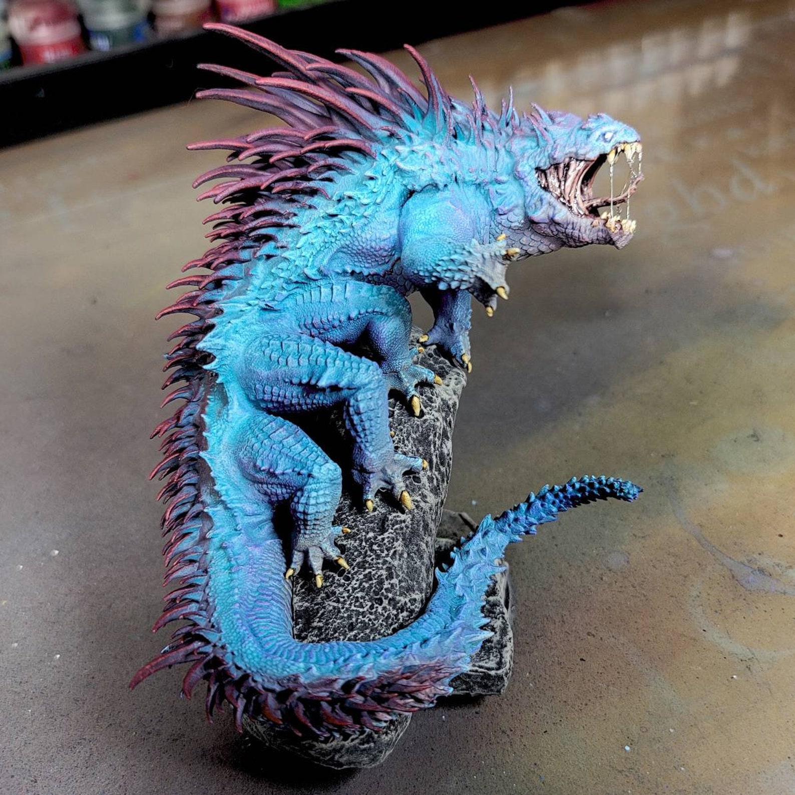 Basilisk Miniature by Lord of the Print 3D Printed Dnd Mini - Etsy