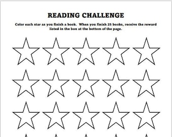 Reading Incentive Chart Bookmarks for Kids Classroom - Etsy