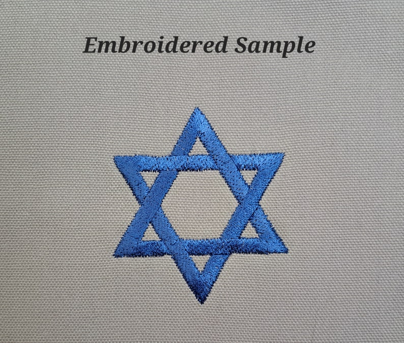 Star of David Machine Embroidery Design 9 Sizes Jewish - Etsy