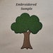 Tree Machine Embroidery Design: 7 Sizes (instant Download) - Etsy