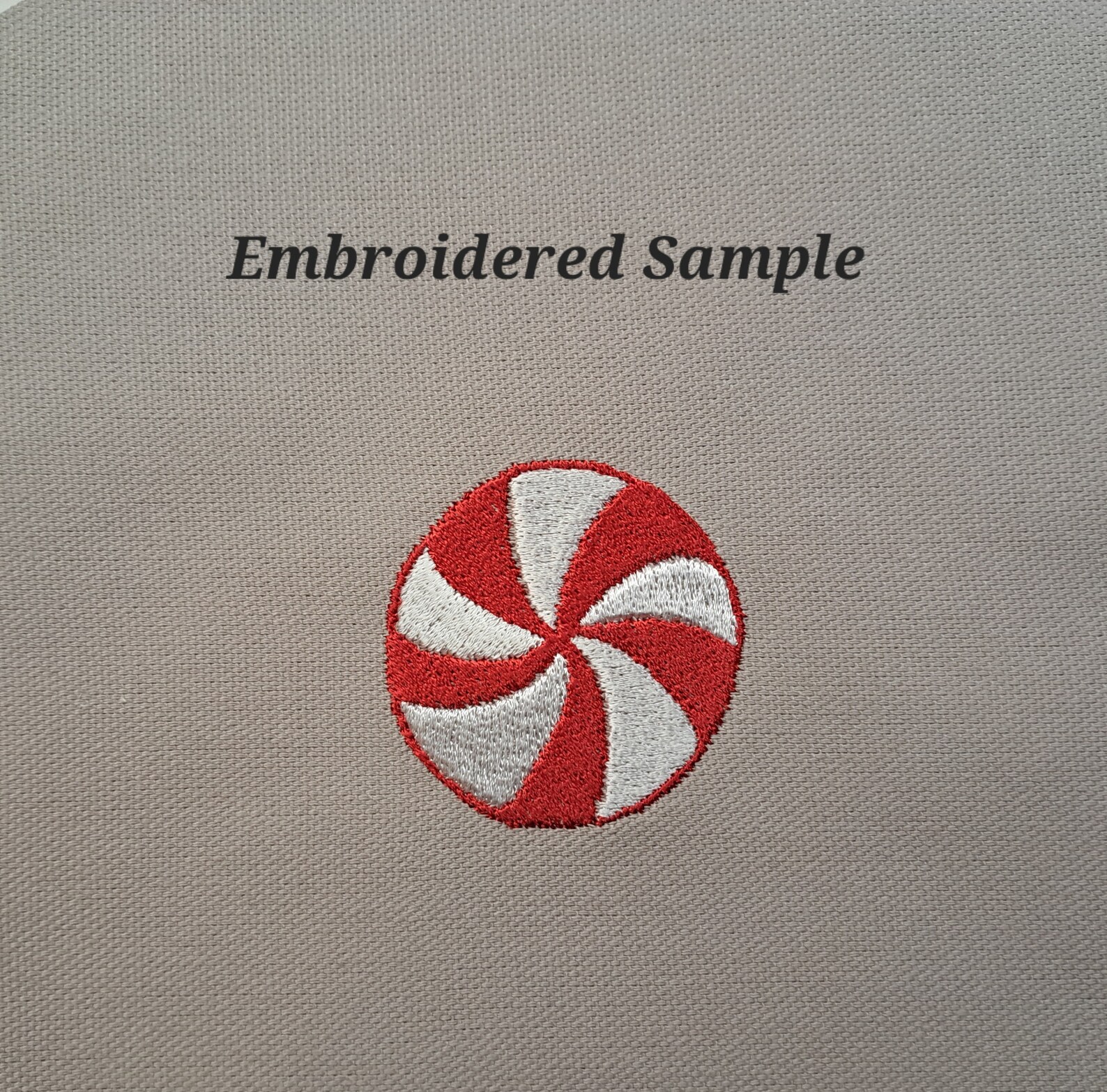 Christmas Peppermint Candy Machine Embroidery Design (instant Download ...
