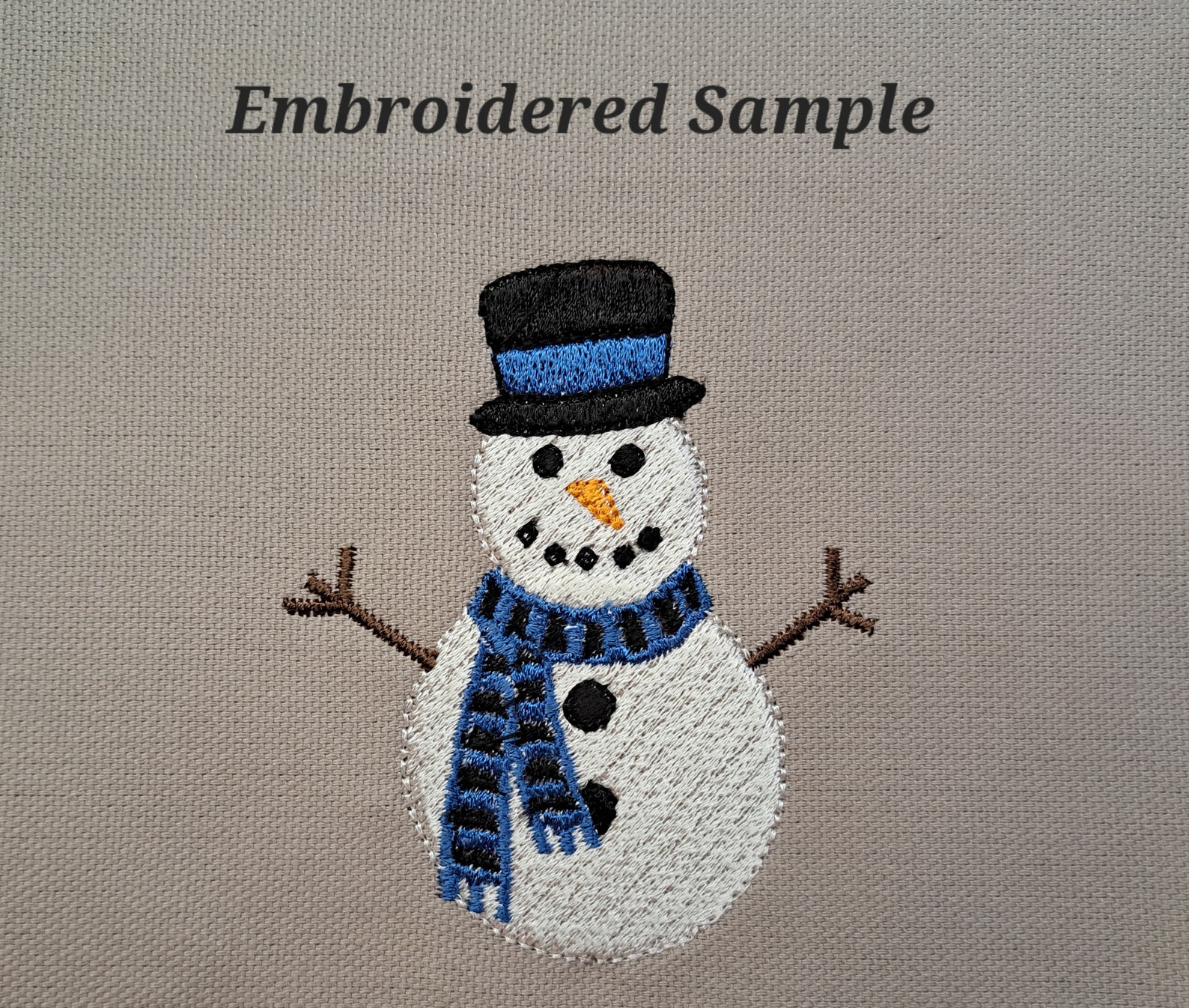 Snowman Machine Embroidery Design: 8 Sizes (instant Download) - Etsy