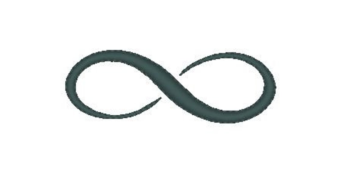 Infinity Symbol Machine Embroidery Design 11 Sizes - Etsy