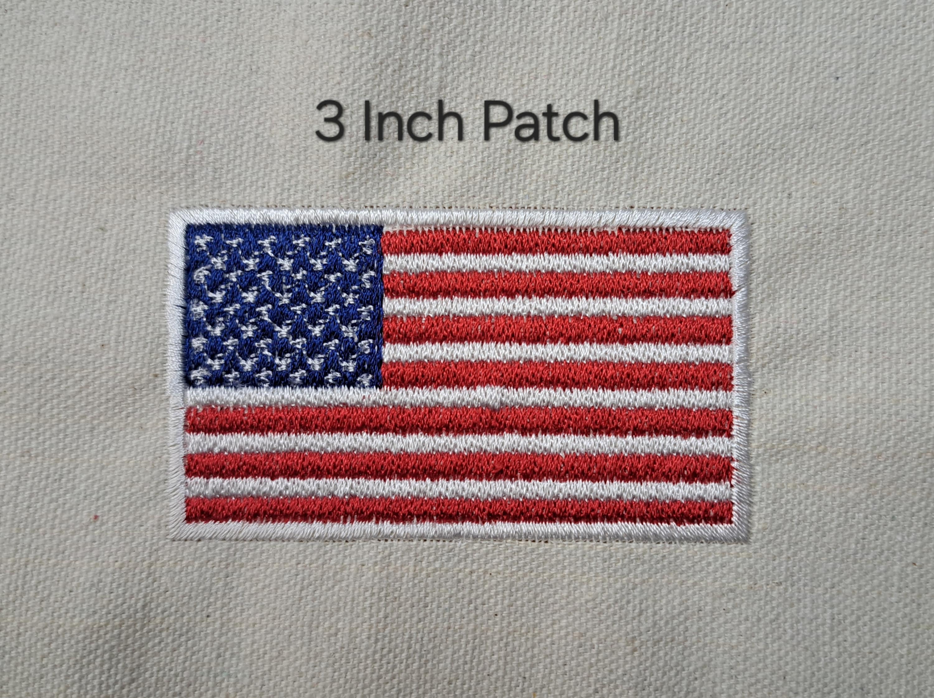 American Flag Machine Embroidery Design: 4 Sizes + Bonus Patch (instant ...